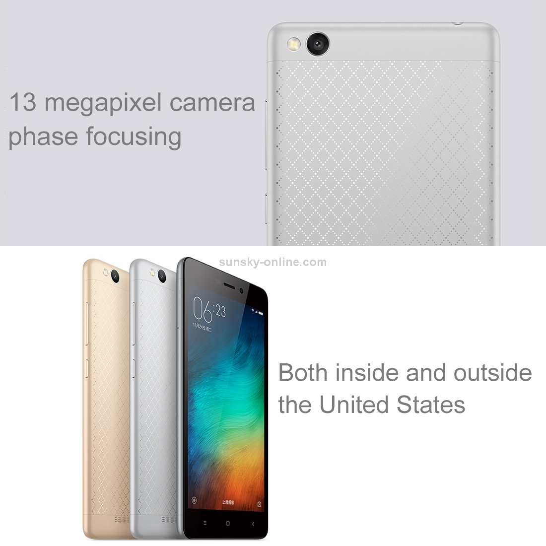 Xiaomi Redmi 3, 2GB+16GB