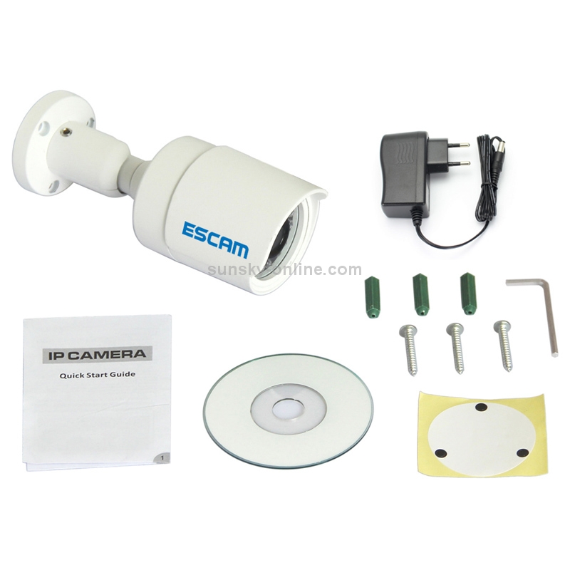 ESCAM HD2100 H.264 HD 960P ONVIF Day / Night IP66 Waterproof Outdoor ...