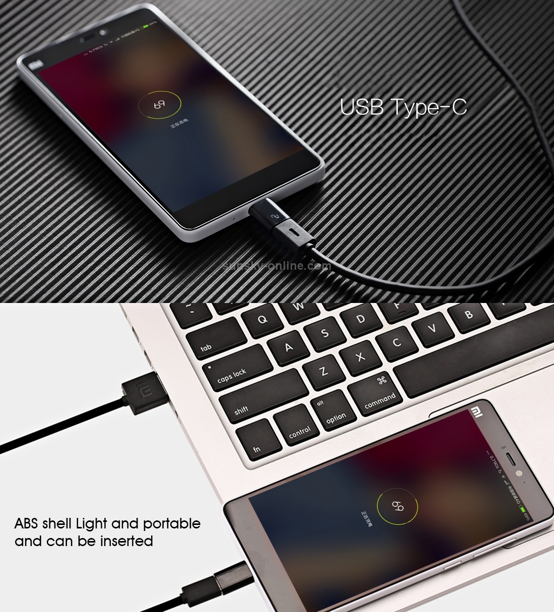 SUNSKY - Original Xiaomi USB-C / Type-C Male to Micro USB Female ...