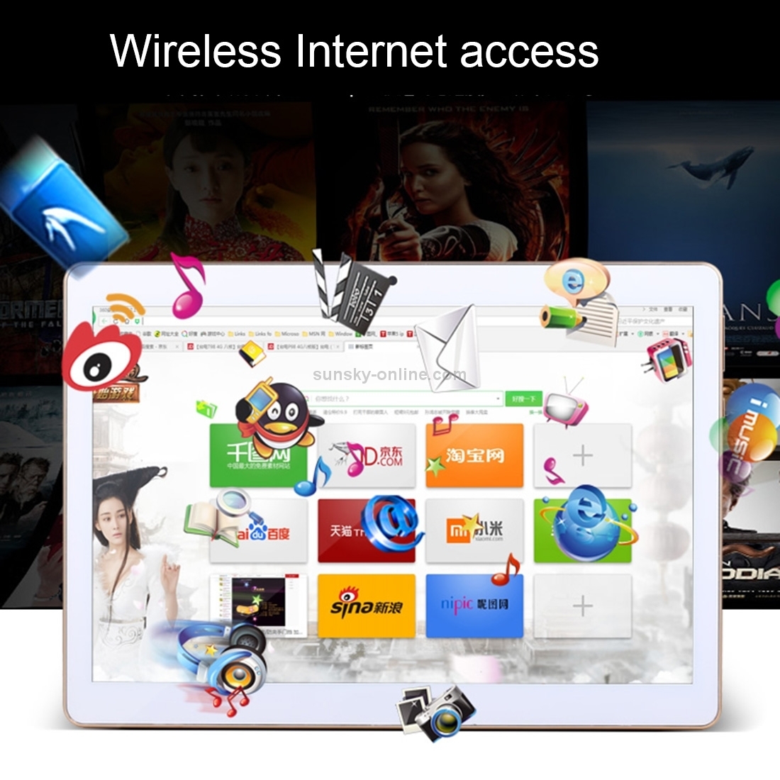 4G Phone Call Tablet PC, 10.1 inch, 2GB+32GB, Support Google Play