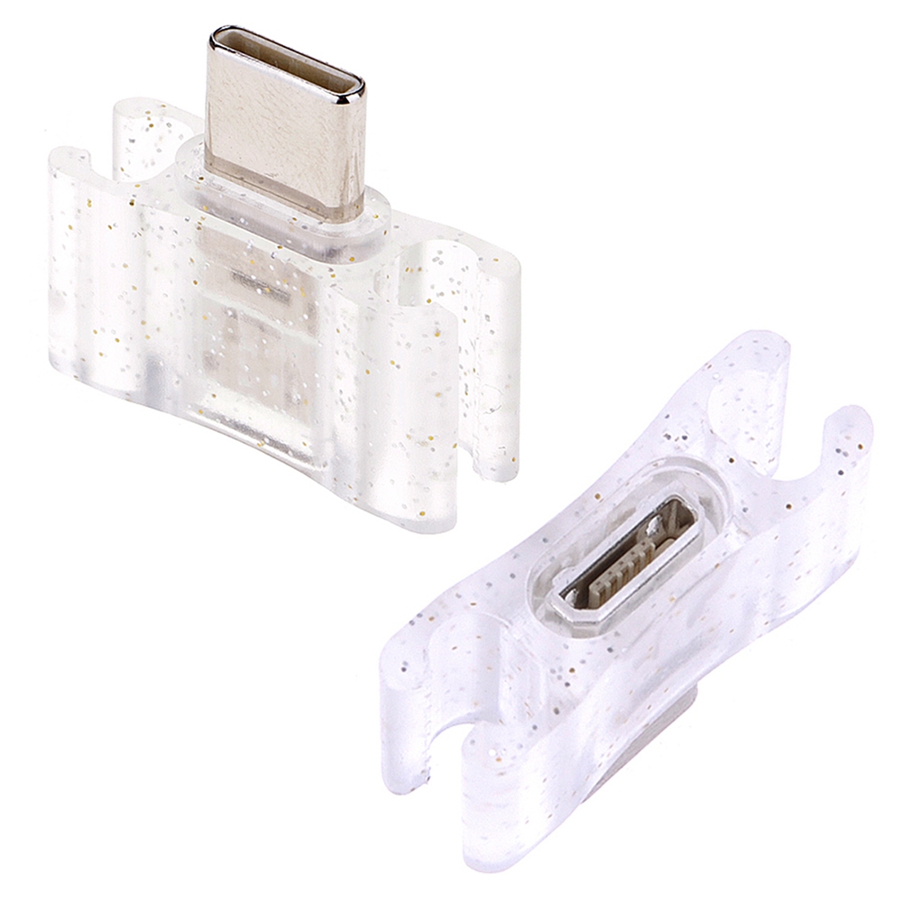 SUNSKY - 24 เซนติเมตร 2A Micro USB + USB-C / Type-C เพื่อสายชาร์จข้อมูล ...