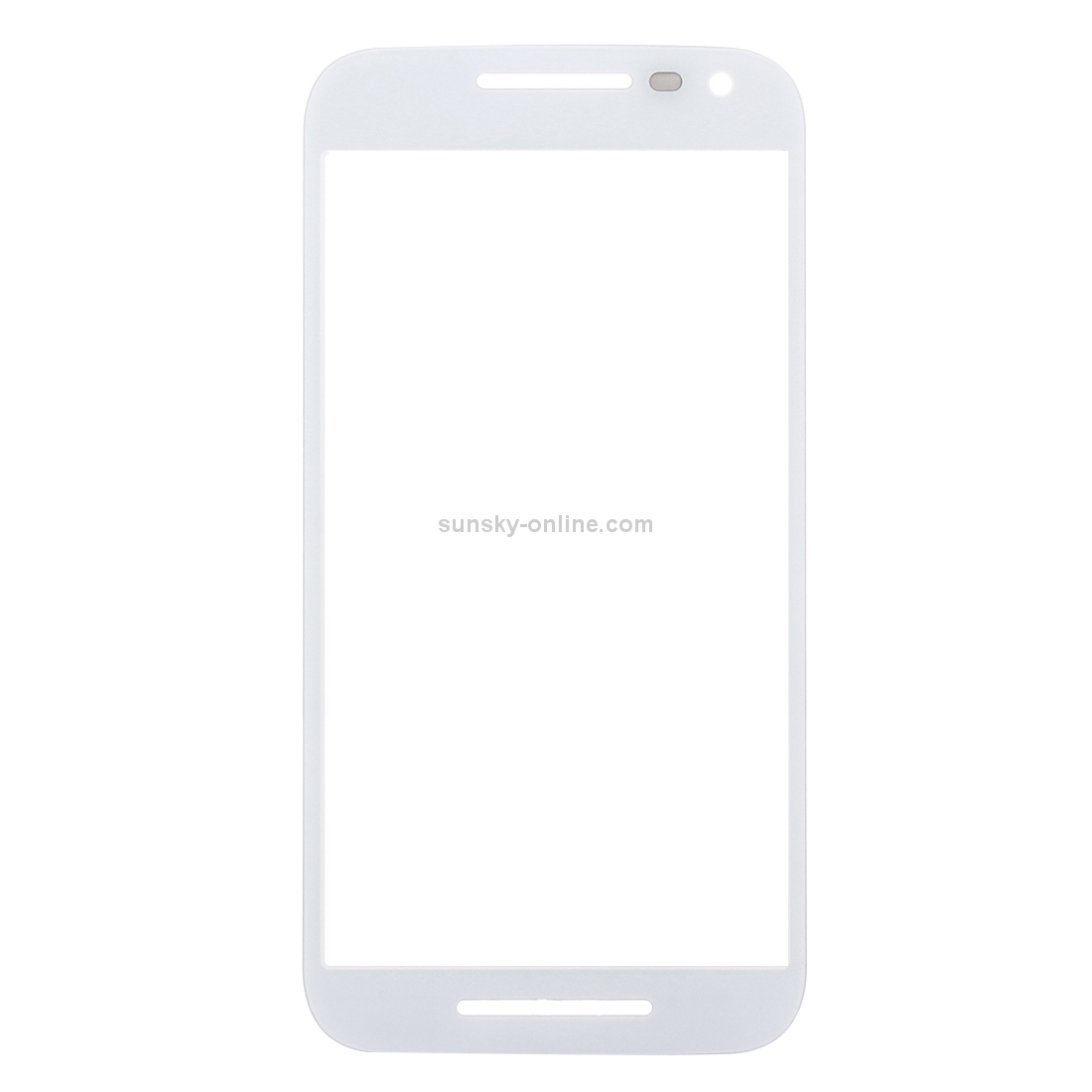 Front Screen Outer Glass Lens for Motorola Moto G (3rd gen)(White)