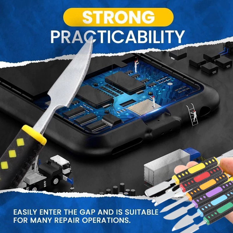 SUNSKY - 6 in 1 Metal Crowbar Steel Pry Universal Disassemble Tool