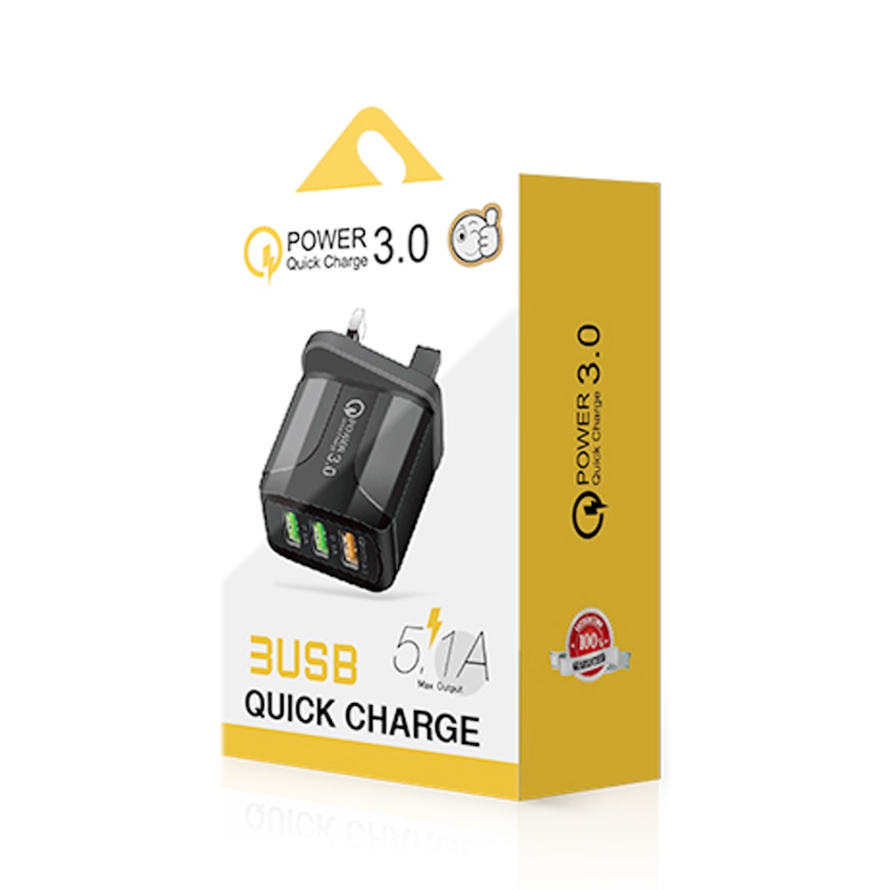 SUNSKY - F002 5.1A QC30 USB + 2 x USB 2. 0 พอร์ตหลายพอร์ตชาร์จที่ ...