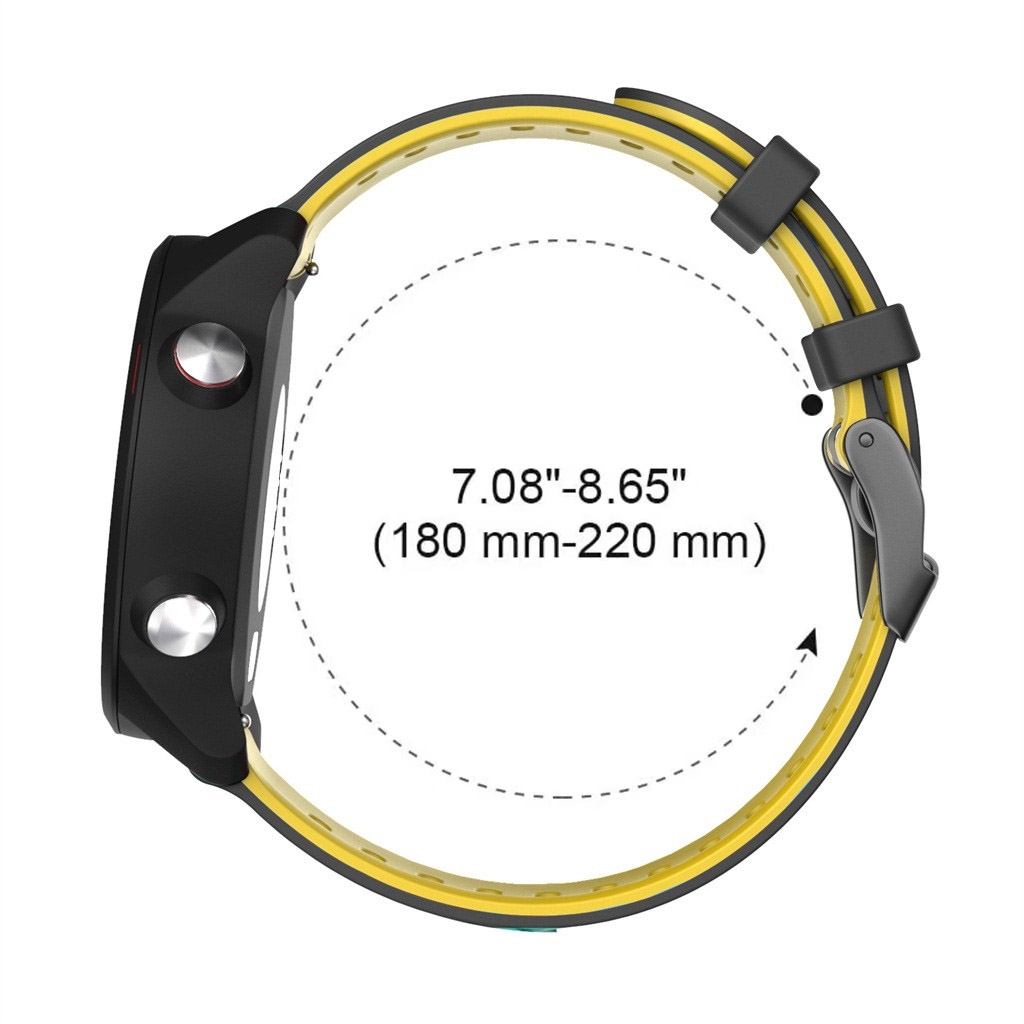 SUNSKY - สำหรับ Samsung Galaxy Watch Active 2 20 มม. สายนาฬิกาซิลิโคน ...