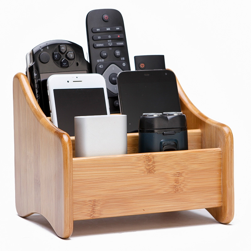 SUNSKY - Creative Desktop Four Grid Storage Remote Control Box Key ...