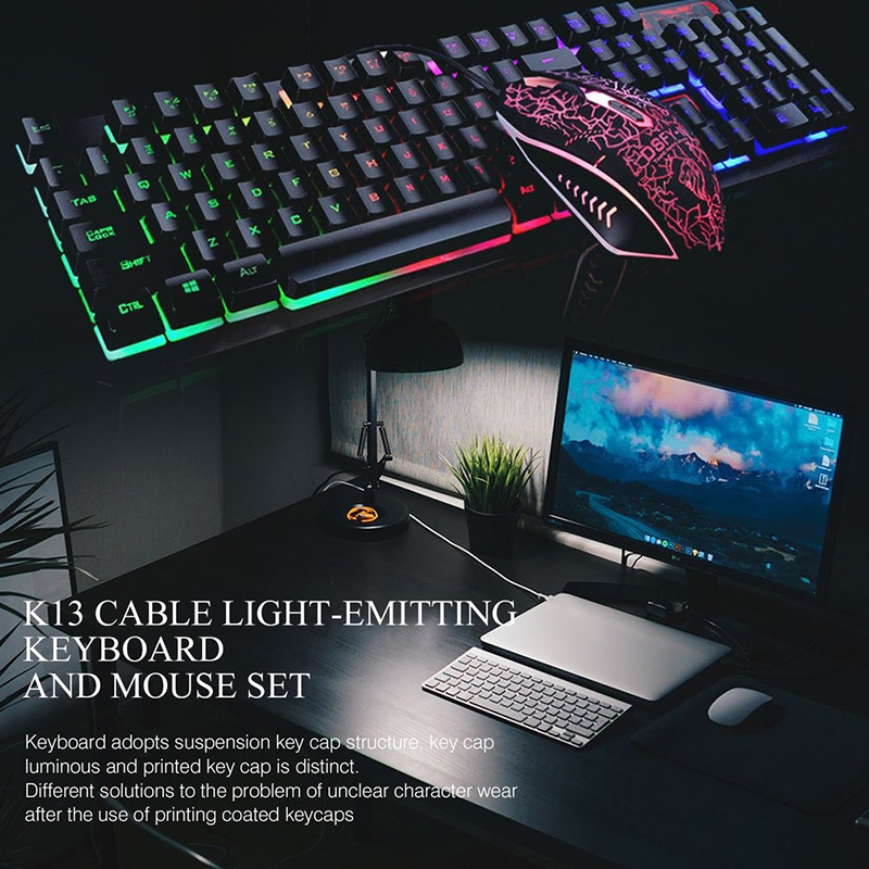 SUNSKY - DSFY K13 Wrangler Wired Keyboard and Mouse Set