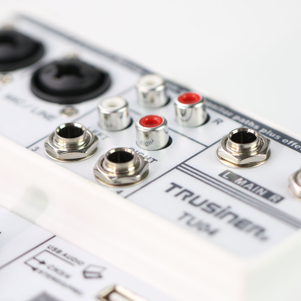 SUNSKY - TU04 BT Sound Mixing Console Record 48V Phantom Power Monitor AUX Paths Plus Effects 4 ...