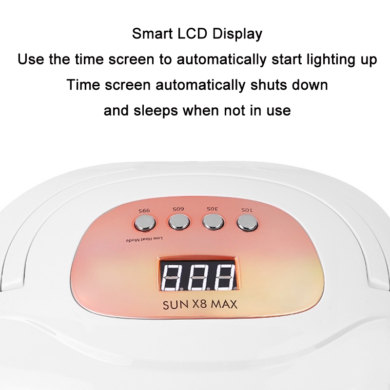 SUNSKY - Sun X8 Max 150W Dual Light Source UV Nail Lamp LED ...