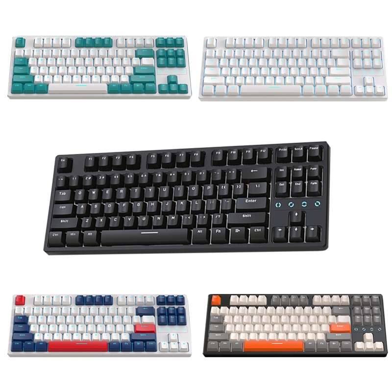 SUNSKY - ZIYOU LANG K87 87-Keys Hot-Swappable Wired Mechanical Keyboard ...