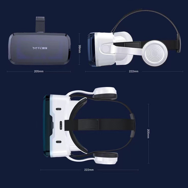 VRSHINECON G04BS+B01 Handle 3D Virtual Reality Helmet VR Glasses With ...