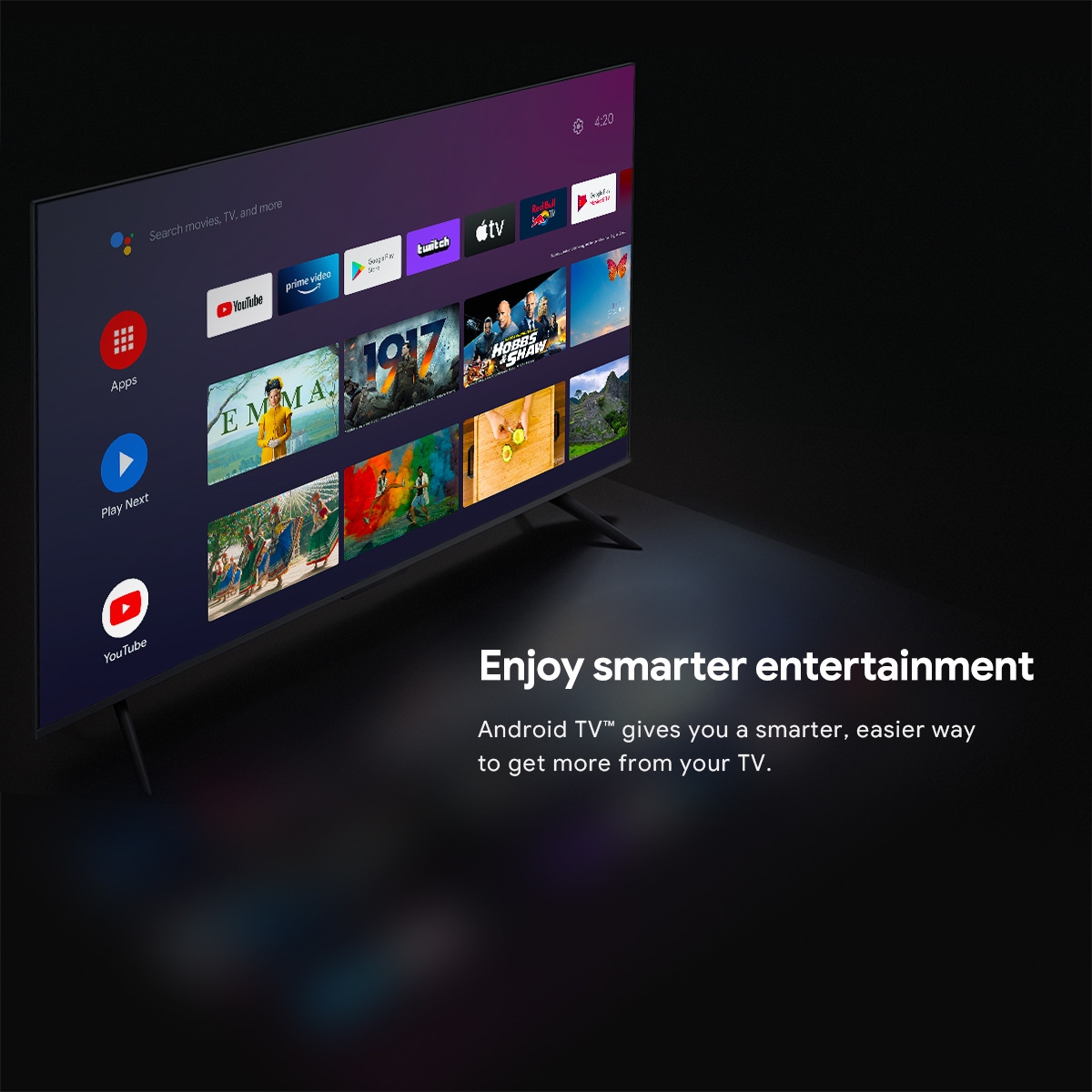 SUNSKY - MECOOL KD5 Android 11.0 TV Dongle TV Stick, รองรับ Google Assistant, EU Plug