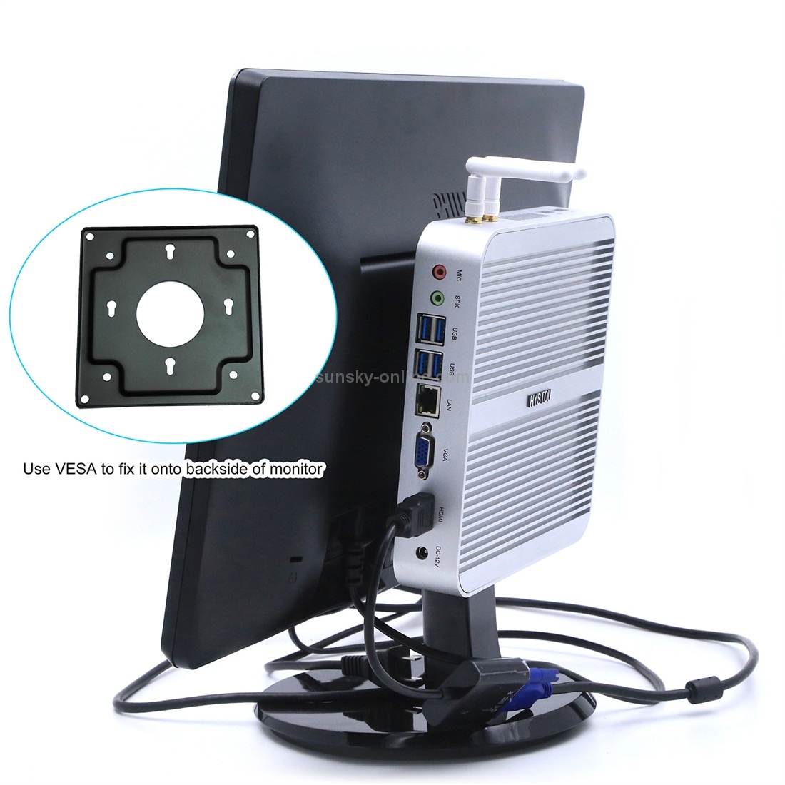 SUNSKY HYSTOU P03B I5 7360U Fanless Mini PC Intel Core I5 7260u SUNSKY HYSTOU P03B I5 7360U Fanless Mini PC Intel Core I5 7260u