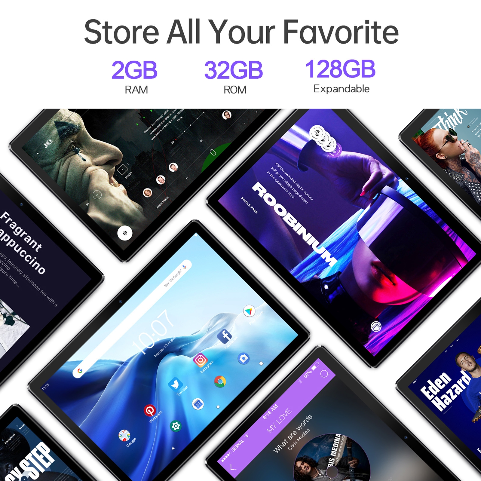 SUNSKY - Pritom M10 แท็บเล็ตโทร 3G, 10.1 นิ้ว, 2GB+32GB, Android 10 SC7731E Quad Core 1.3GHz CPU ...