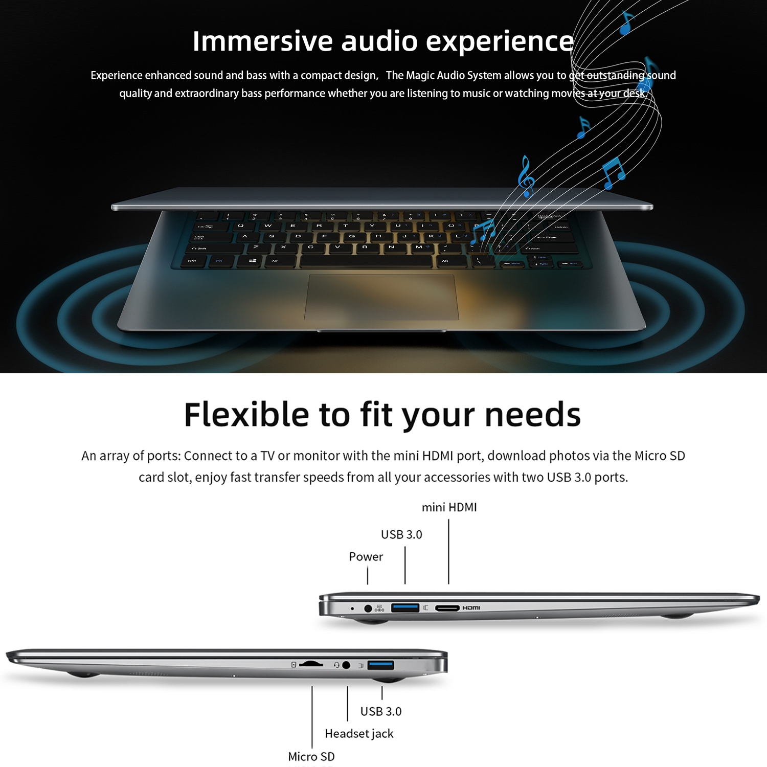 SUNSKY - BMAX S14 A Notebook, 14.1 inch, 6GB+256GB, Windows 10, Intel ...