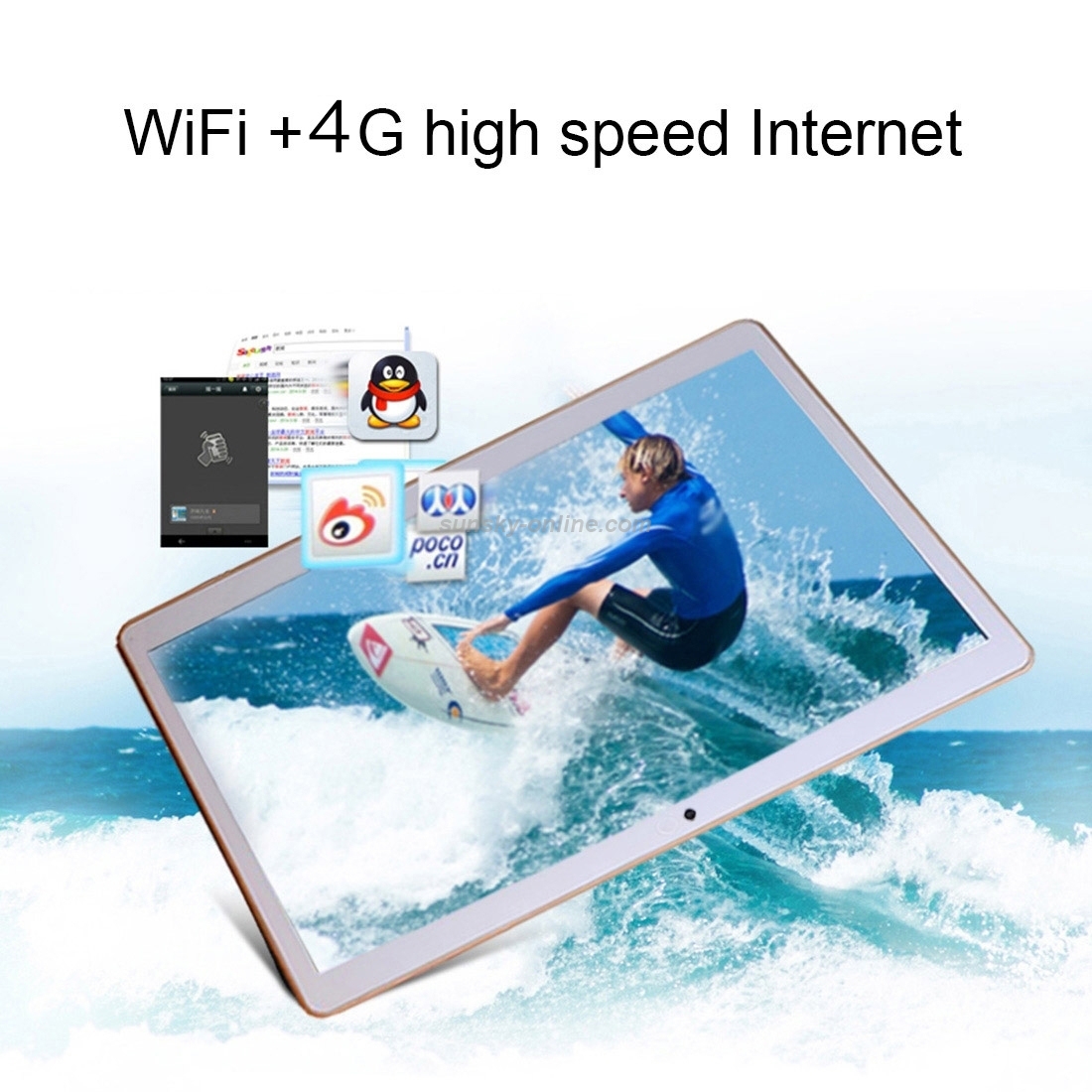 4G Phone Call Tablet PC, 10.1 inch 2.5D, 2GB+32GB