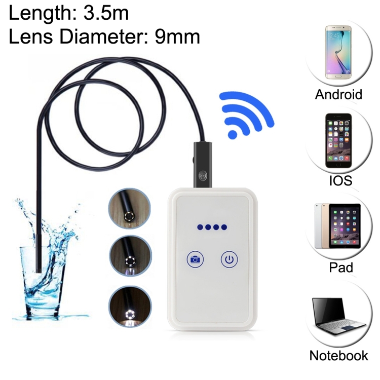 1.0MP HD Camera 30m Wireless Distance WiFi Endoscope กล้องตรวจสอบท่องู ...