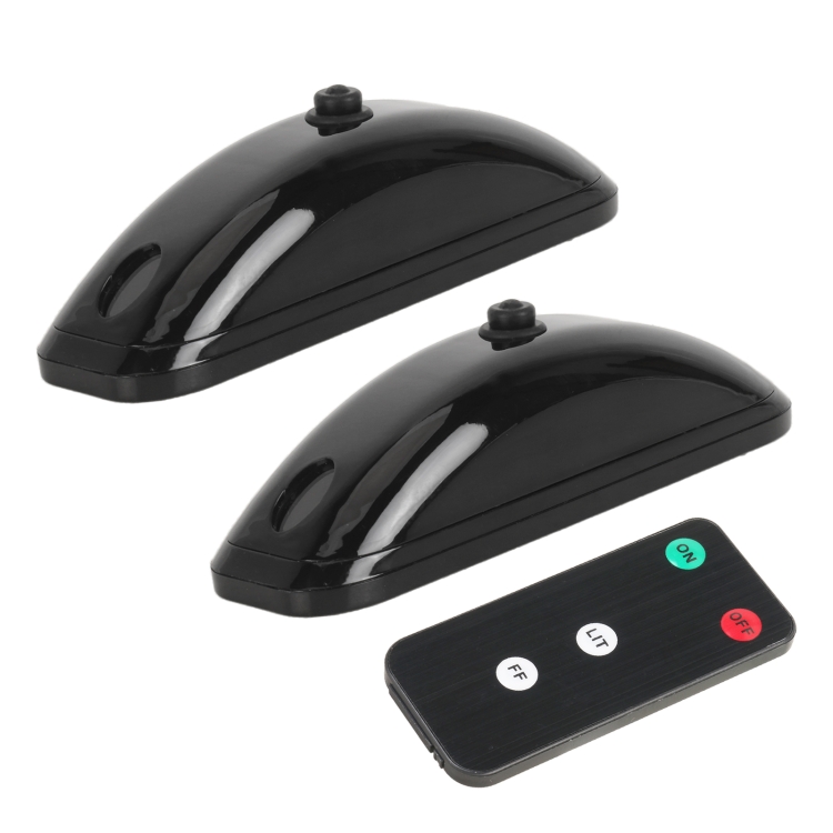 H901 2pcs / Pack Car Remote Pilot Light Warning Light Dual Flash Light ...