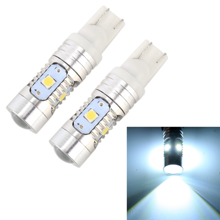 2 PCS T10 / W5W / 168 / 194 DC12V / 4.5W / 6000K / 360LM 6LEDs SMD-3030 ...