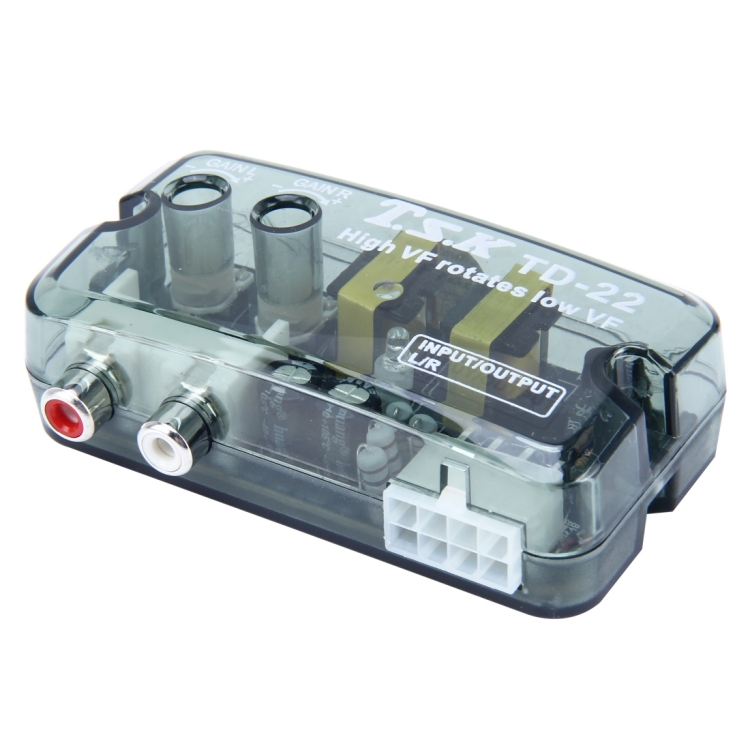 Convertisseur de niveau de haut-parleur stéréo de voiture TSK TD-22, VF élevé tourne le VF bas