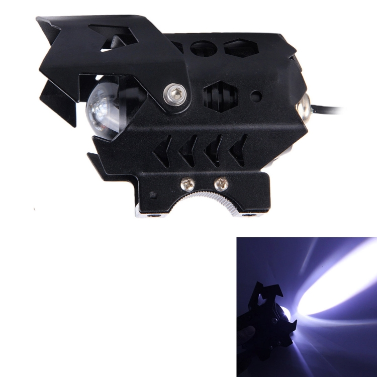 10W 1500LM LED White Motorcycle Headlight Lamp, DC 12-80V Waterproof ...