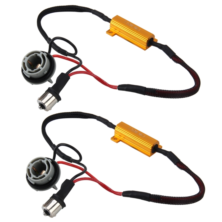 2 PCS 1156/BA15S Car Canbus Error Canceller Decoder Load Resistor LED ...