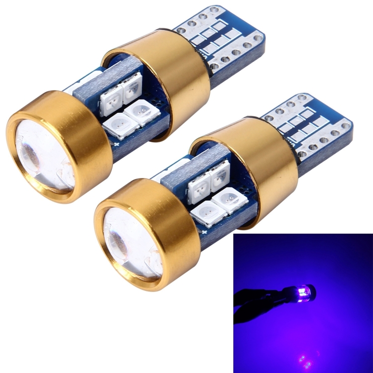 2 PCS T10 3W 6 LED SMD 5630 Blue Light Clearance Light.DC 12V.