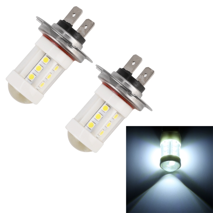 2 PCS H7 4.5W DC 12V 6000K 360LM ไฟตัดหมอกรถยนต์เซรามิกอัตโนมัติ 18 ...
