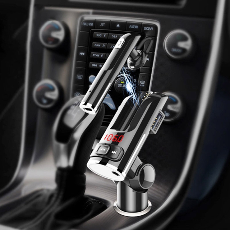 Car Ear Hanging Type Wireless Bluetooth Earphone, Support Private Call