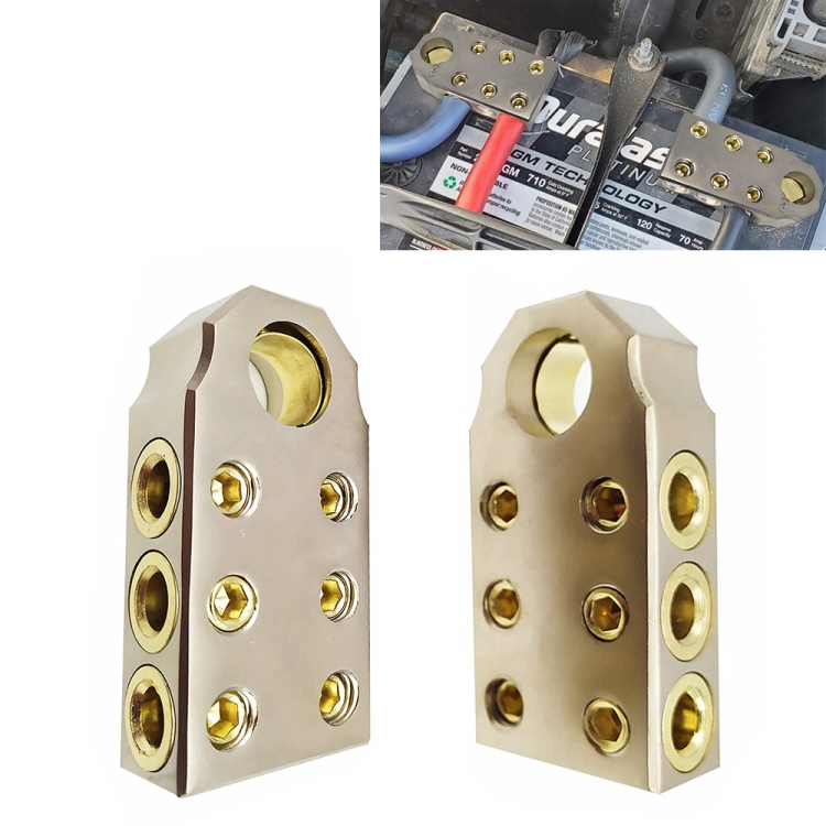 1 Pair Car Audio Modified Battery Connector Lead Acid Battery Terminal ...