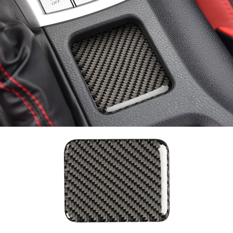 Car Carbon Fiber Seat Heating Panel Decorative Sticker for Subaru BRZ ...