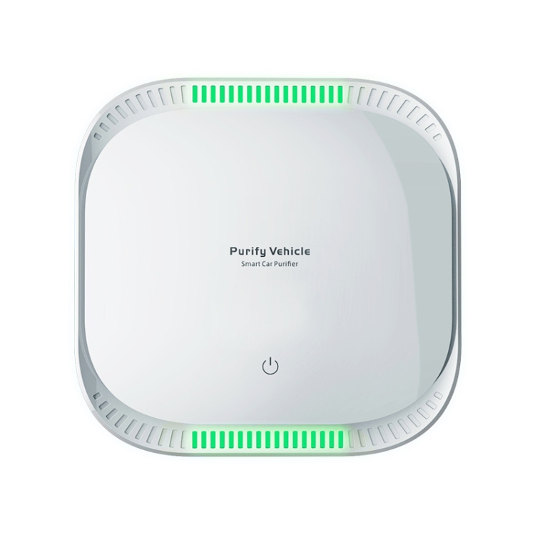 XJ-008 Car Negative Ion USB Air Purifier, Basic Version (White)