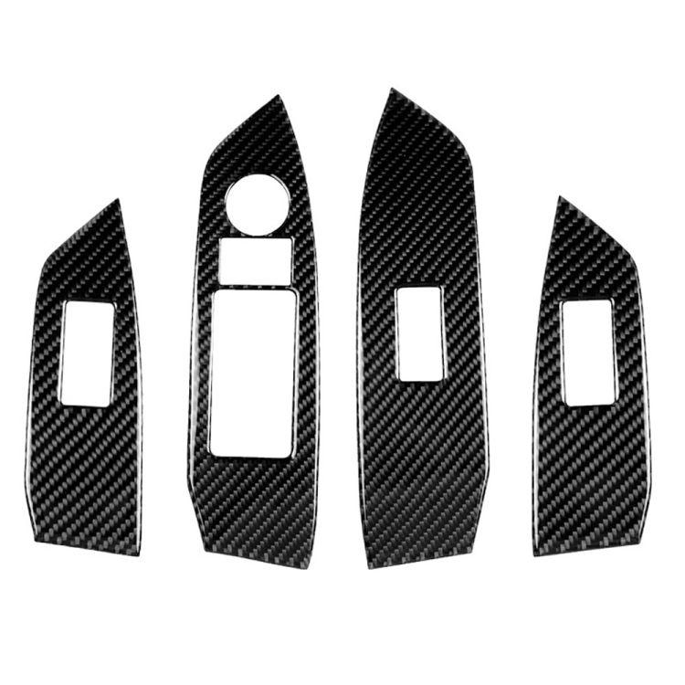 Car Carbon Fiber Window Buttons Panel Decorative Sticker for Mazda CX-5 ...