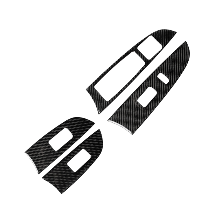 Car Carbon Fiber Window Glass Lift Decorative Sticker for Lexus IS250 ...