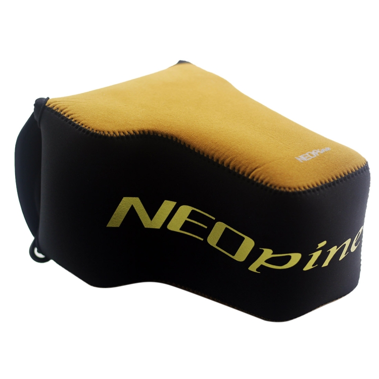 NEOpine กระเป๋านีโอพรีนกันกระแทกพร้อมตะขอสำหรับกล้อง Nikon P1000 (สีน้ำตาล)