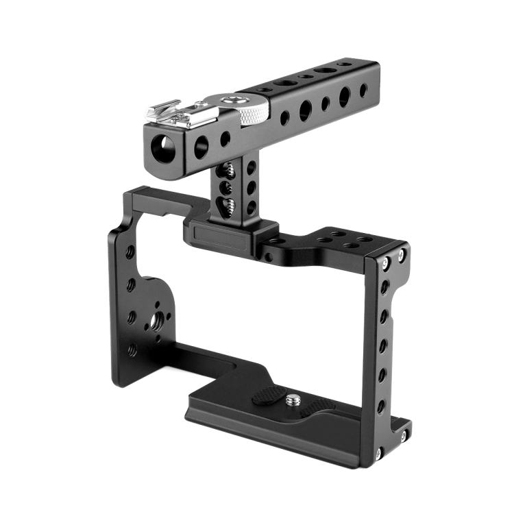 YELANGU YLG1103A-A Dual Handles Camera Shoulder Mount + Camera Cage ...