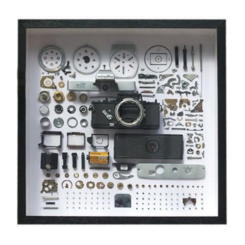 Non-Working Display 3D Mechanical Film Camera Square Photo Frame ...