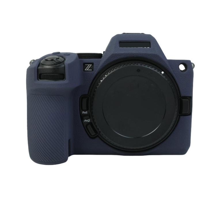 For Nikon Z5II Litchi Texture Soft Silicone Protective Cover (Coffee)