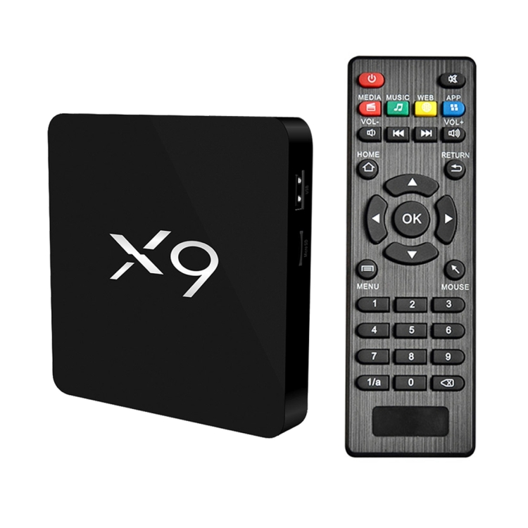 X9 4K UHD Smart TV BOX with Remote Controller, Android 6.0 Amlogic ...