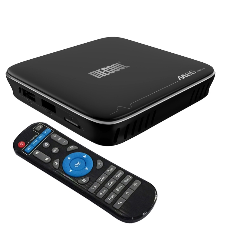 MECOOL M8S PRO+ 4Kx2K UHD Smart TV BOX Player with Remote Controller, Android 7.1 Amlogic S905X ...