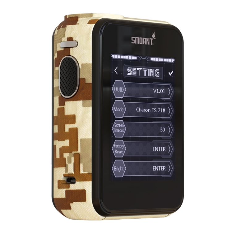 SMOANT Charon TS 218W 510 Thread TC Touch Screen Box Mod with 2.4 inch ...