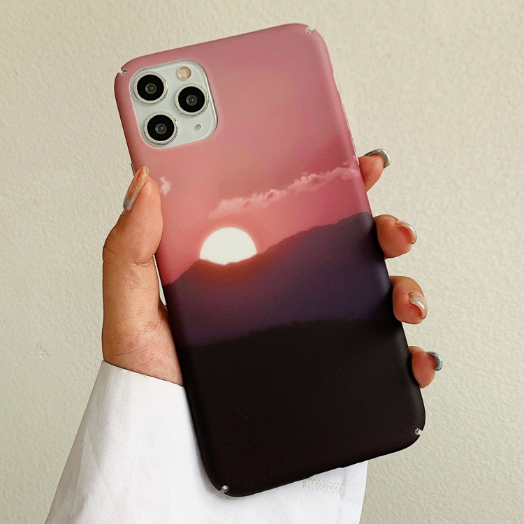 For iPhone 12 Pro Max Water Stick Style Hard Protective Case(Sunrise ...