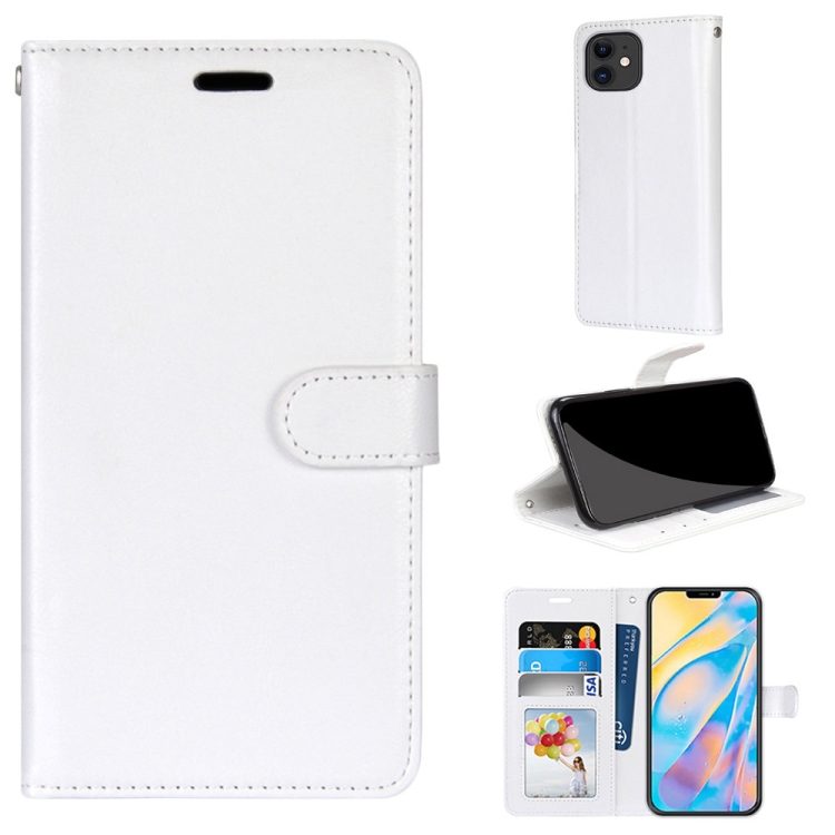 For iPhone 12 Pro Max Pure Color Horizontal Flip PU Leather Case with ...