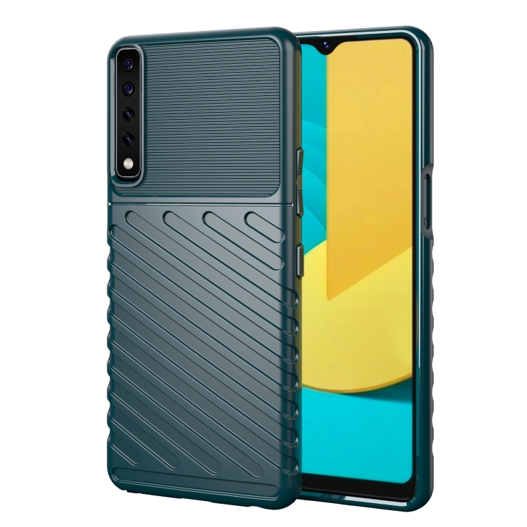 สำหรับ LG Stylo 7 4G Thunderbolt เคสกันกระแทก TPU แบบกันกระแทก (สีเขียว)