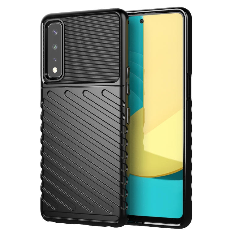 สำหรับ LG Stylo 7 5G Thunderbolt เคสกันกระแทก TPU แบบกันกระแทก (สีดำ)