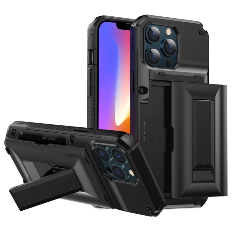 For iPhone 12 / 12 Pro TPU + PC Shockproof Protective Case with Holder ...