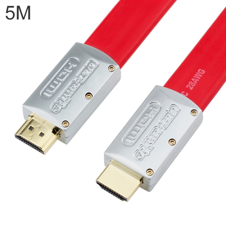 ULT-unite 4K Ultra HD Gold-plated HDMI to HDMI Flat Cable, Cable Length ...