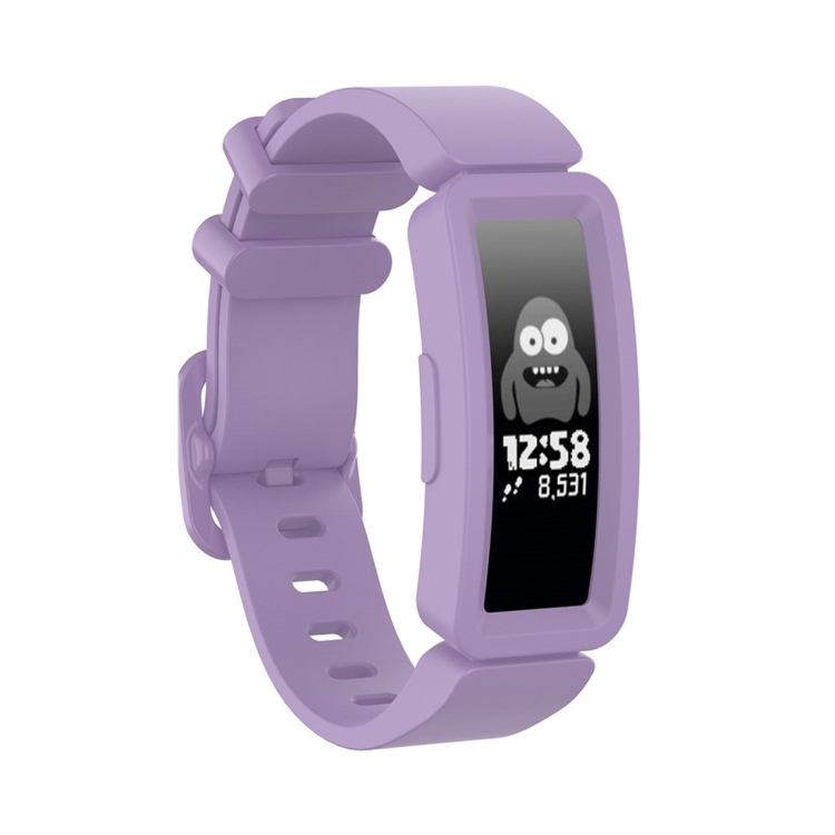 FITBIT for Fitbit HR / ACE 2 실리콘 스마트 워치 워치 밴드 (Light Purple)