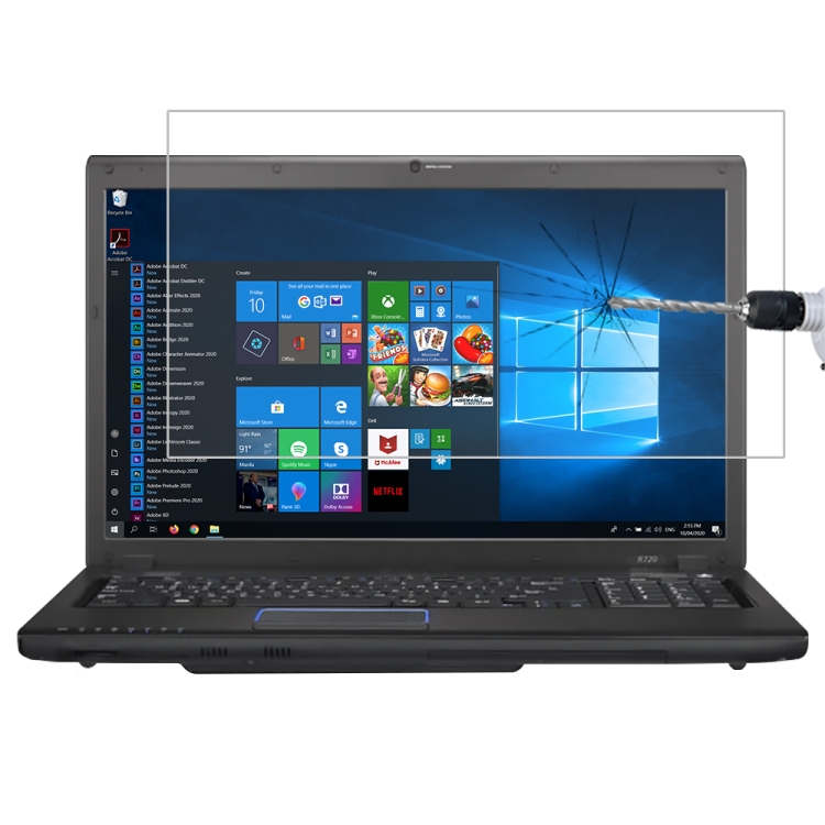 สำหรับ Samsung R720-JS01 17.3 นิ้วหน้าจอแล็ปท็อป HD ฟิล์มป้องกันกระจกนิรภัย