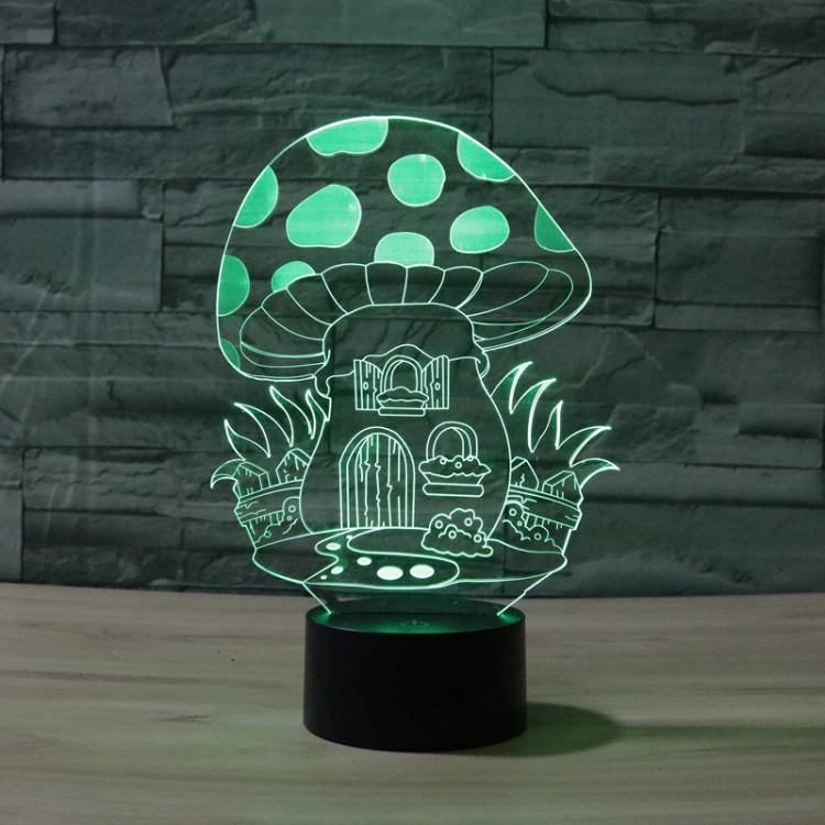 Black Base Creative 3D LED Decorative Night Light, Powered by USB and ...